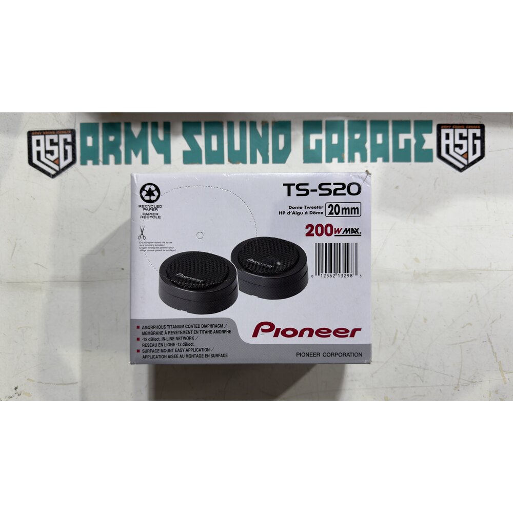 PIONEER TS-S20 ORJINAL 8cm TWEETER 200 watt 50 rms | Army Sound Garage