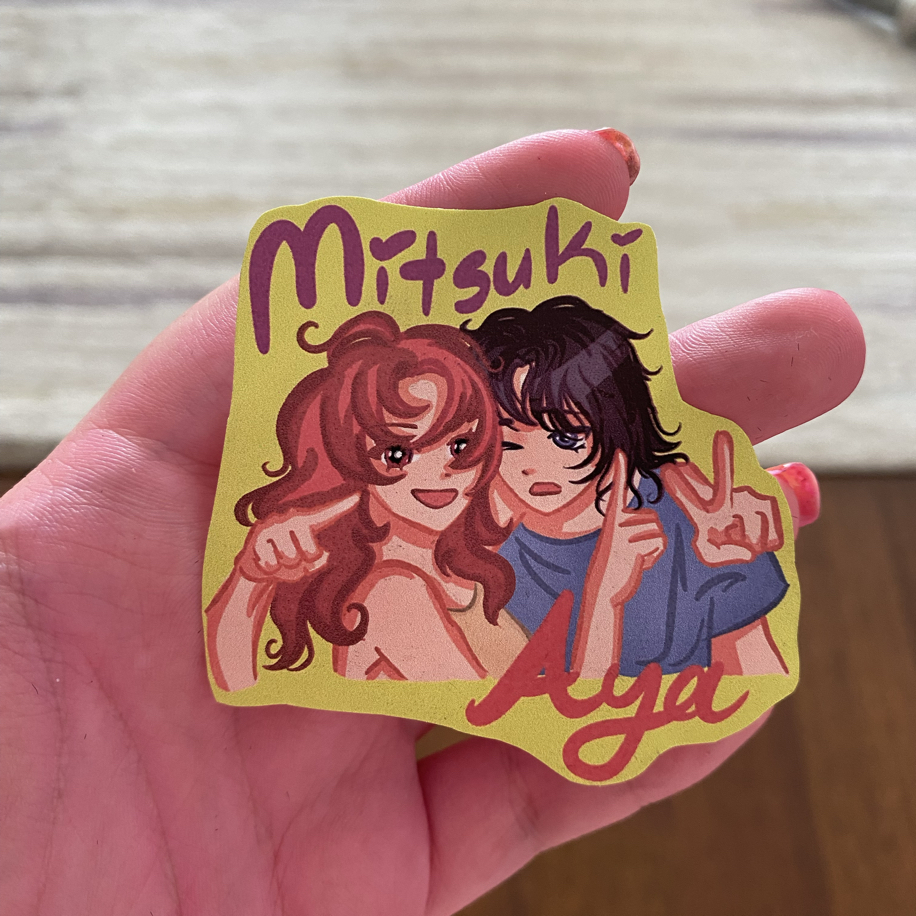 Green yuri sticker | ily’s shop