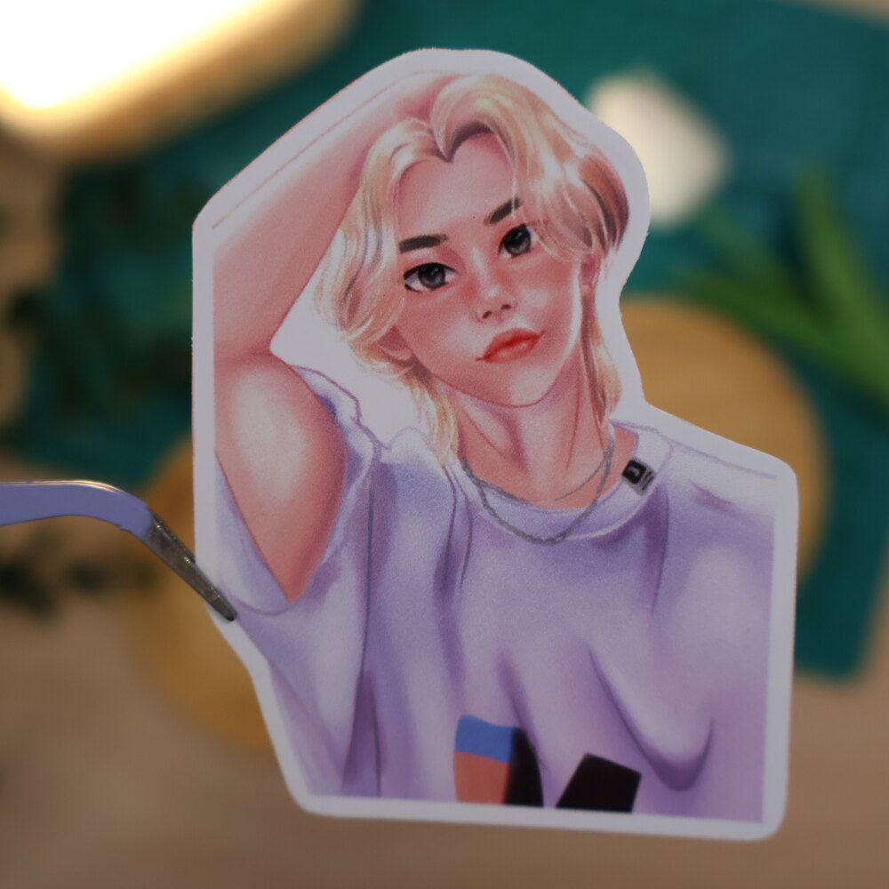 Felix (Stray Kids) Sticker | Basiaverse Art Shop
