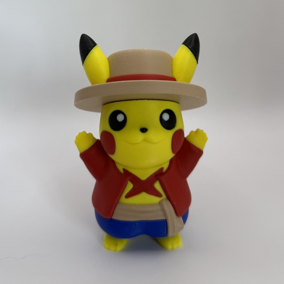 One Piece x Pokémon – Luffy (Poncho Pikachu) | bcuniverse