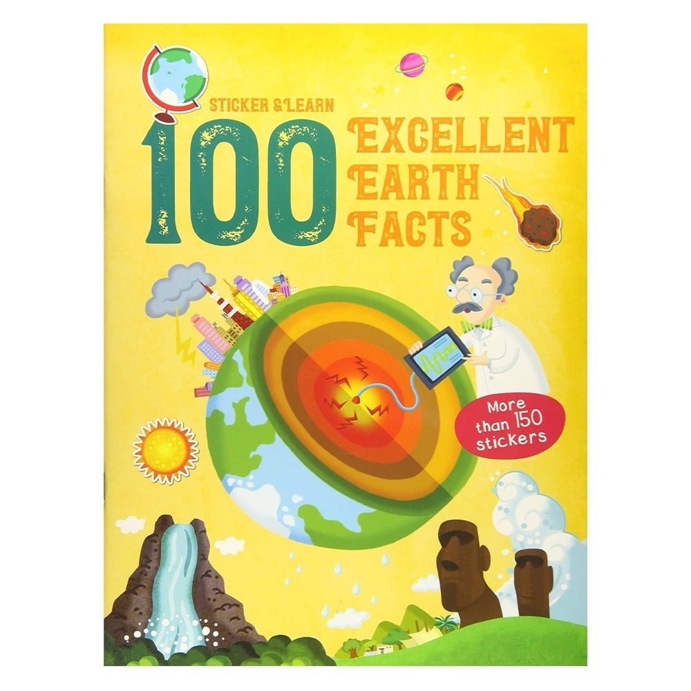 YOYO BOOKS 100 Excellent Earth Facts Sticker Bebek ocuk r nleri yoyo-books-100-excellent-earth-facts-sticker-bebek-ocuk-r-nleri