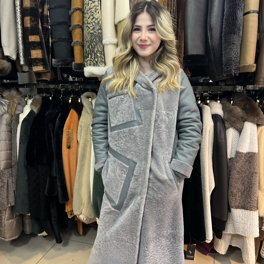 Hakiki Kürk Hakiki Deri uzun Dublonka | BREND LEATHER and FUR