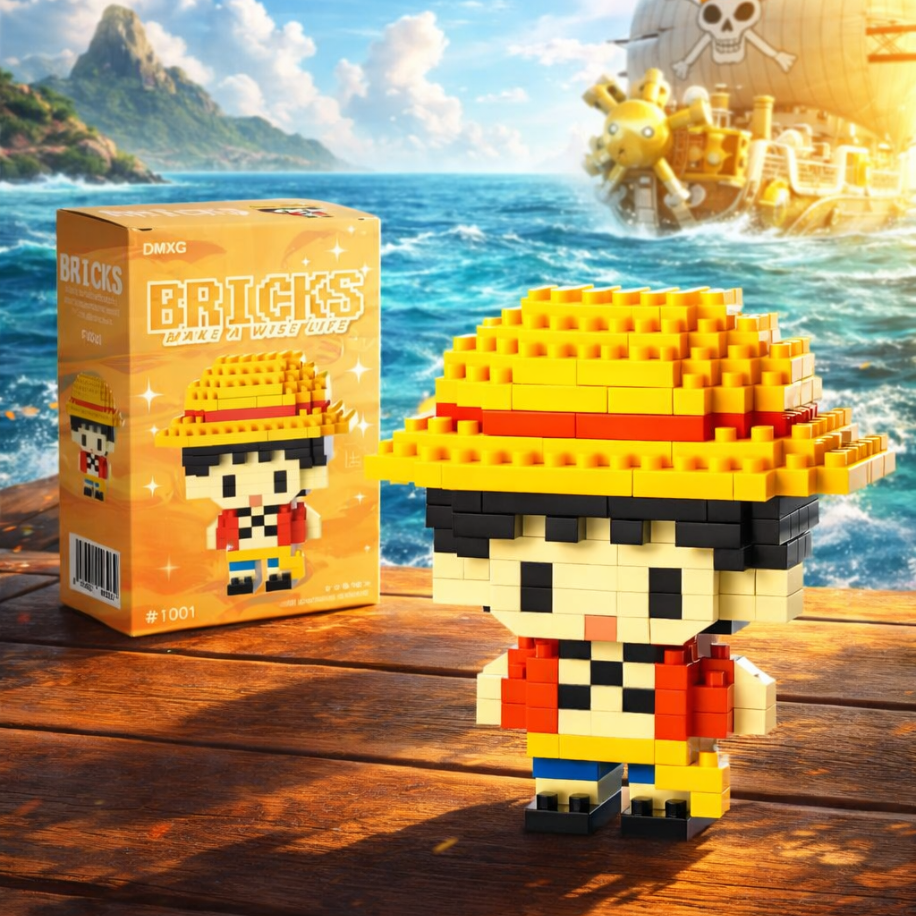 Luffy One Piece Bricks | Bricks Bahçesi