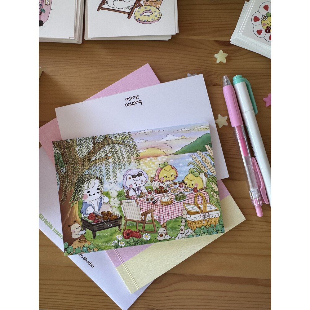 Picnic With Limmy - Postcard -indirimli | bushirastudio