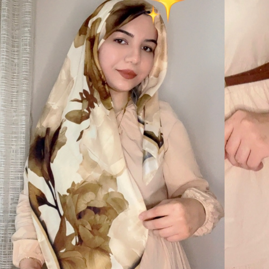 Lotus eşarp | Nouré Collection