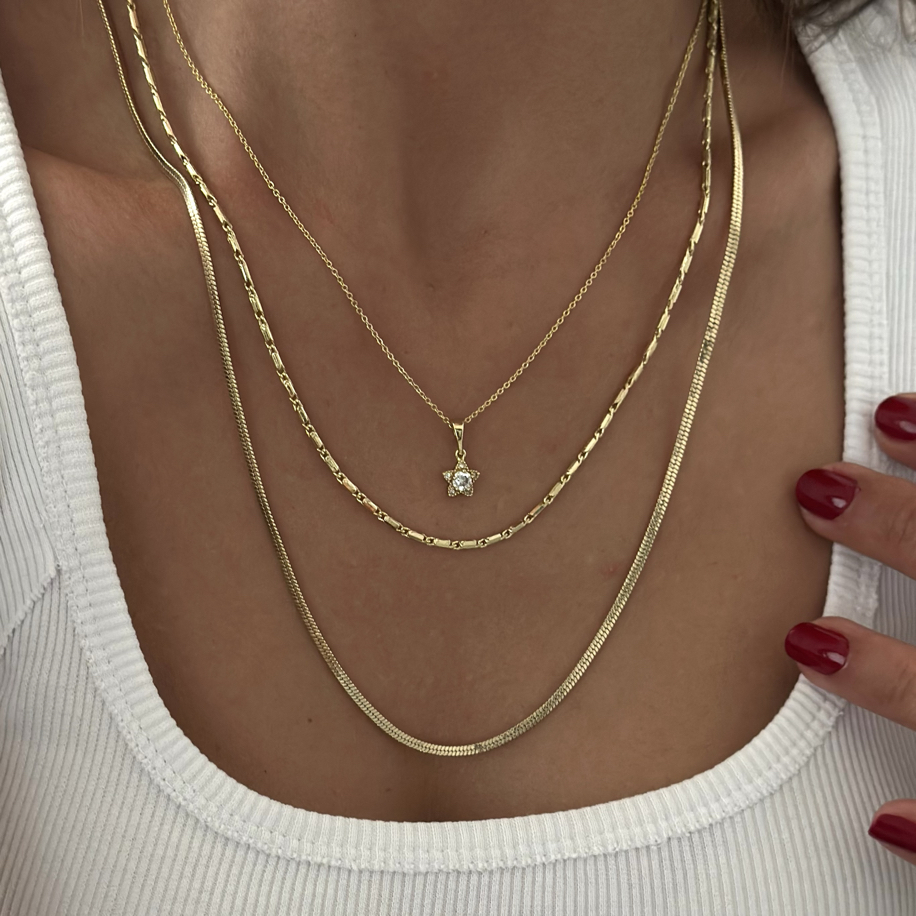 Xuping 14k exuces zincir 50cm | Candan Accessories