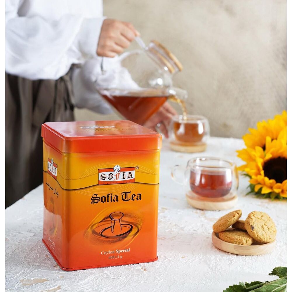 Sofia Tea 450gr Seylan Teneke Kutu Çay 1. Kalite Siyah Çay | Çay Vadisi