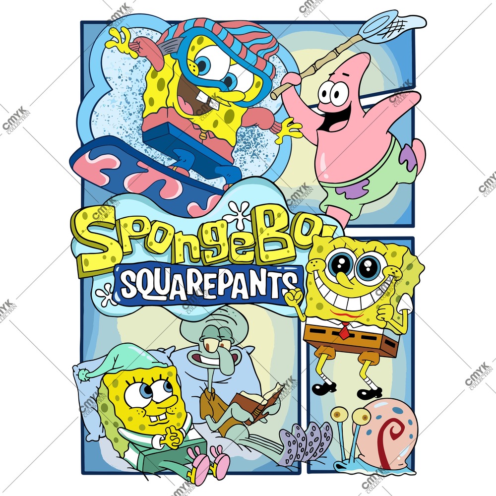 SUNGER BOB SERİ-14 19X25 CM | CMYK COLLECTION