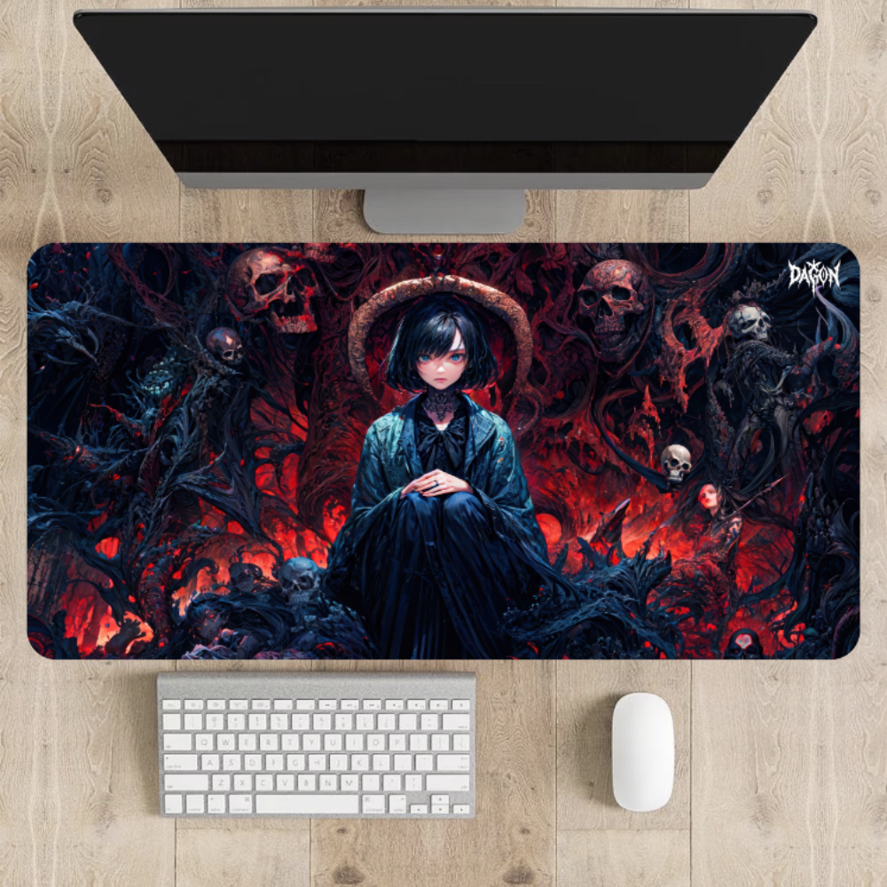 Gothic Girl Mouse Pad DA-011 | Dagon Atelier