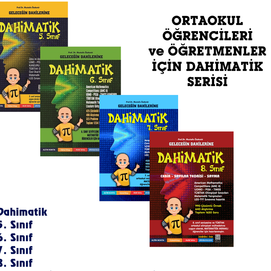 GÜNCEL DAHİMATİK SETİ (4 KİTAP) (5-inci, 6-ncı, 7-inci, ve 8-inci Sınıf ...
