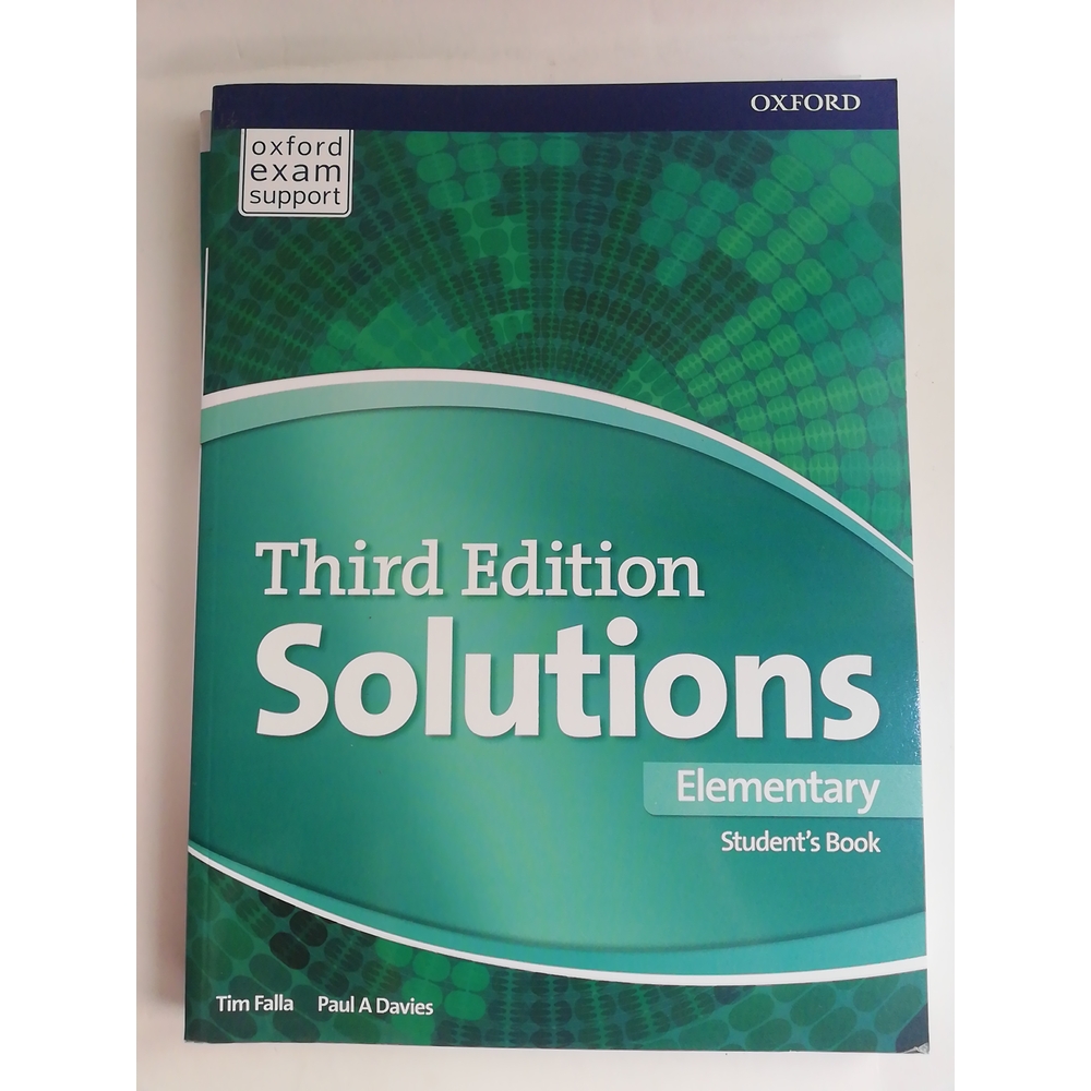 Solutions elementary A2 third edition | English and other language ...