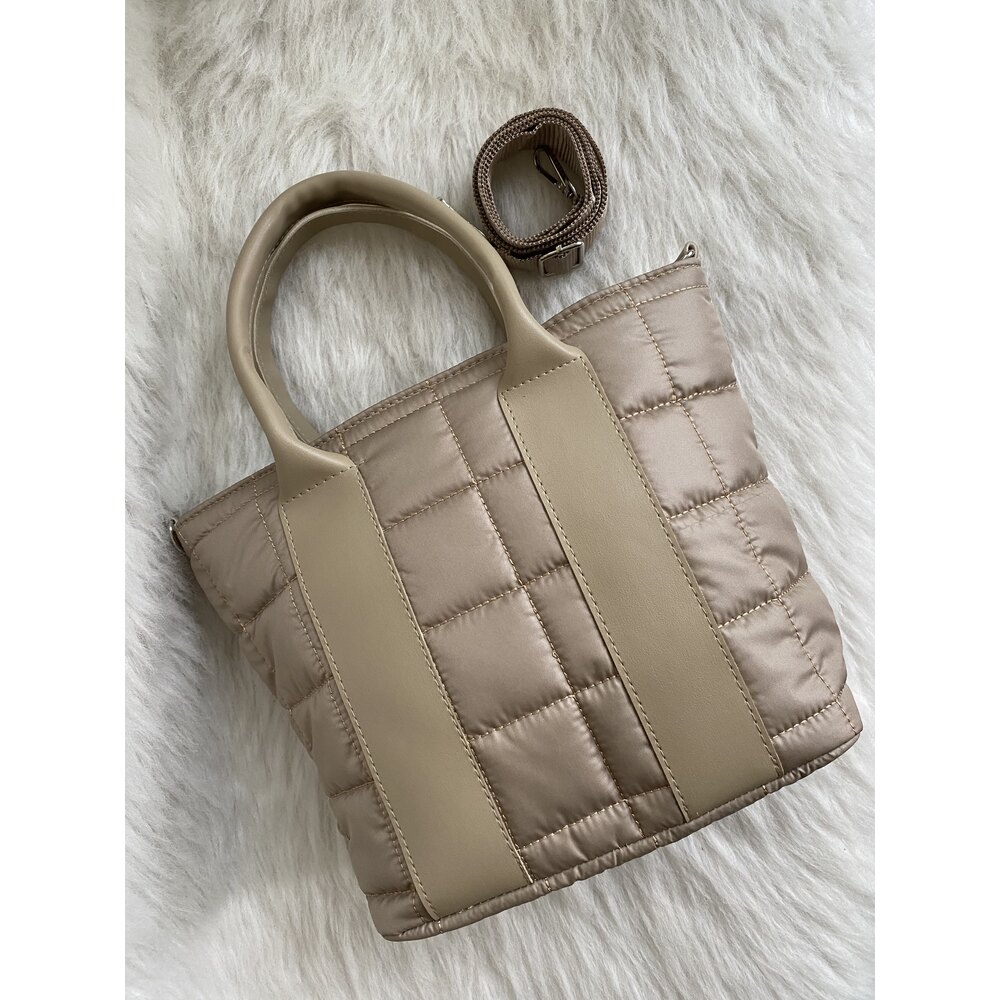 ES BAG - KÜÇÜK PUF ÇANTA - VİZON | ES BAG
