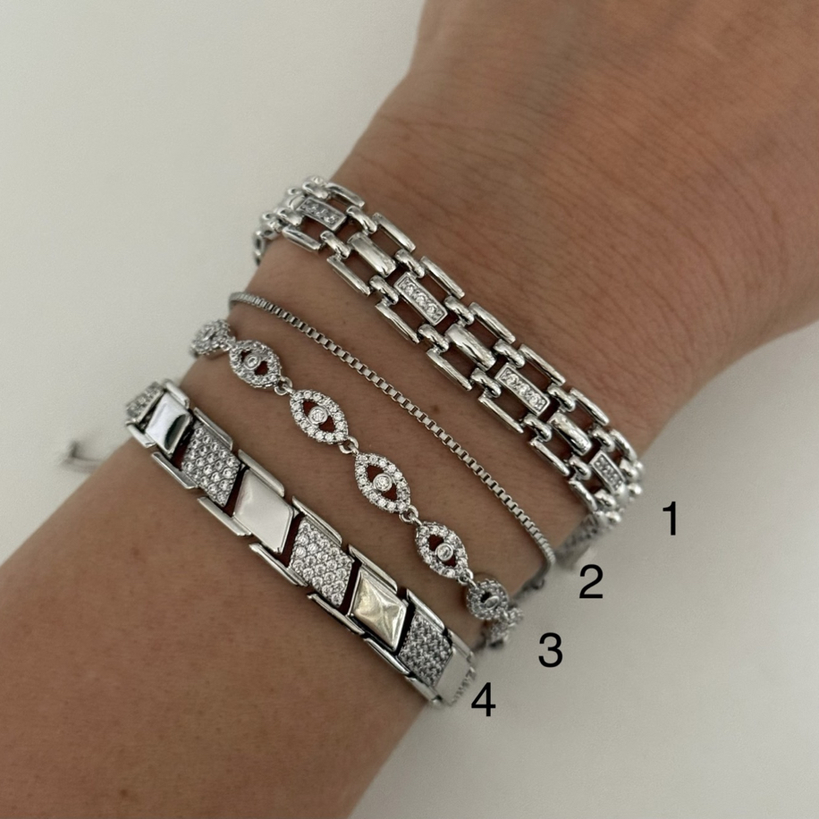 Xuping 2 Numara Silver Miranda Bileklik | Facile Takı