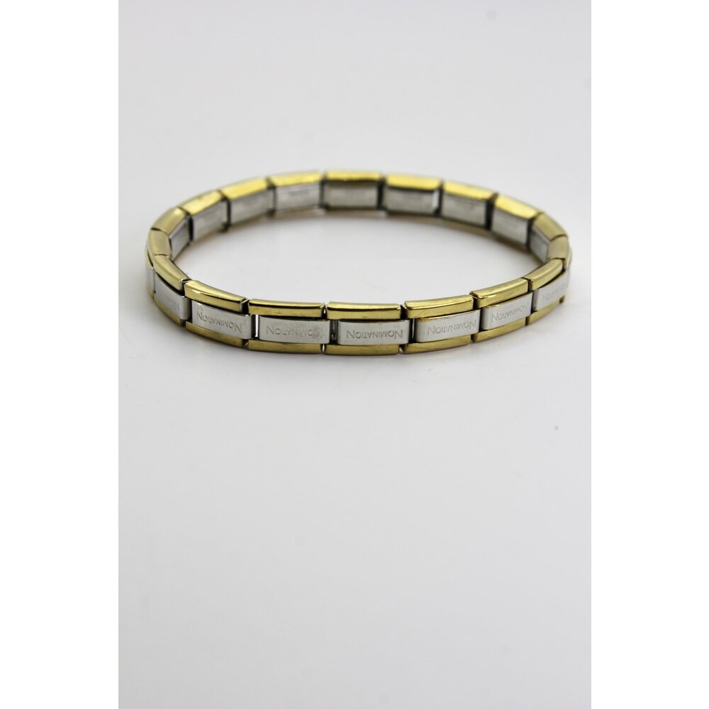 Çelik İki Renkli Nomination Bileklik | İnce | Signature Jewelry