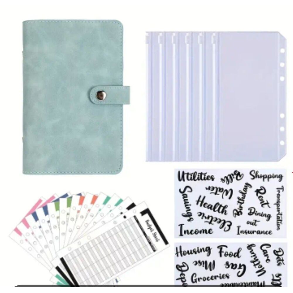 Mint Yeşili A6 Birikim Ajandası | Freya Notes