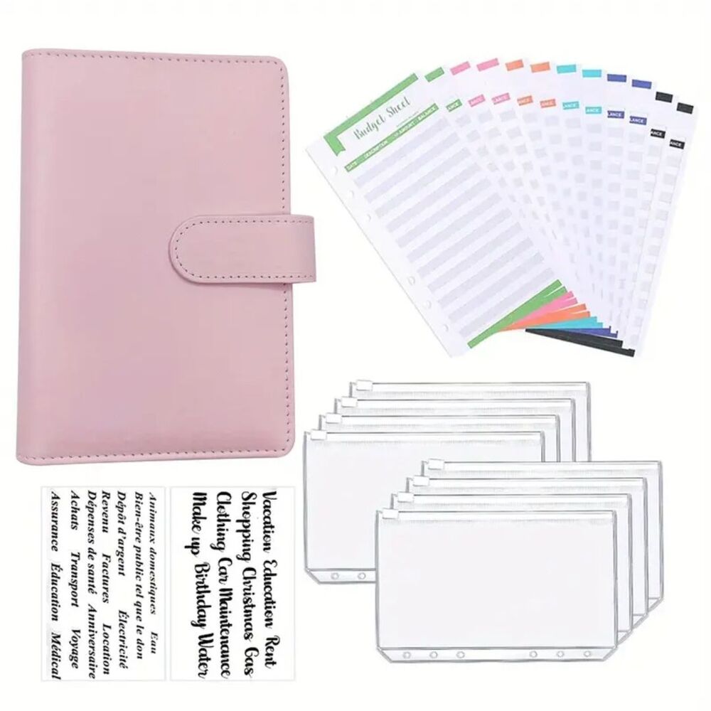 A6 Boyutu Pembe Birikim Ajandası | Freya Notes