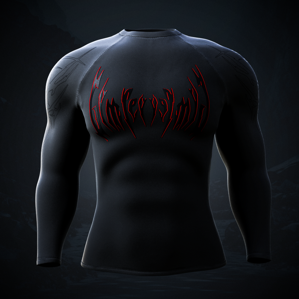 Dark Shadow Redline Uzun kollu Compression | gymrey