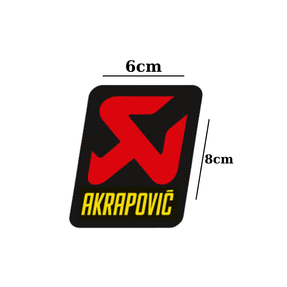 AKRAPOVİÇ STİCKER | hardcorerider46