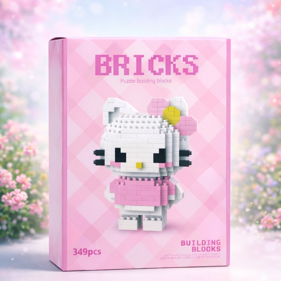 Büyük Boy Hello Kitty Bricks Lego | Hishin Hediyelik