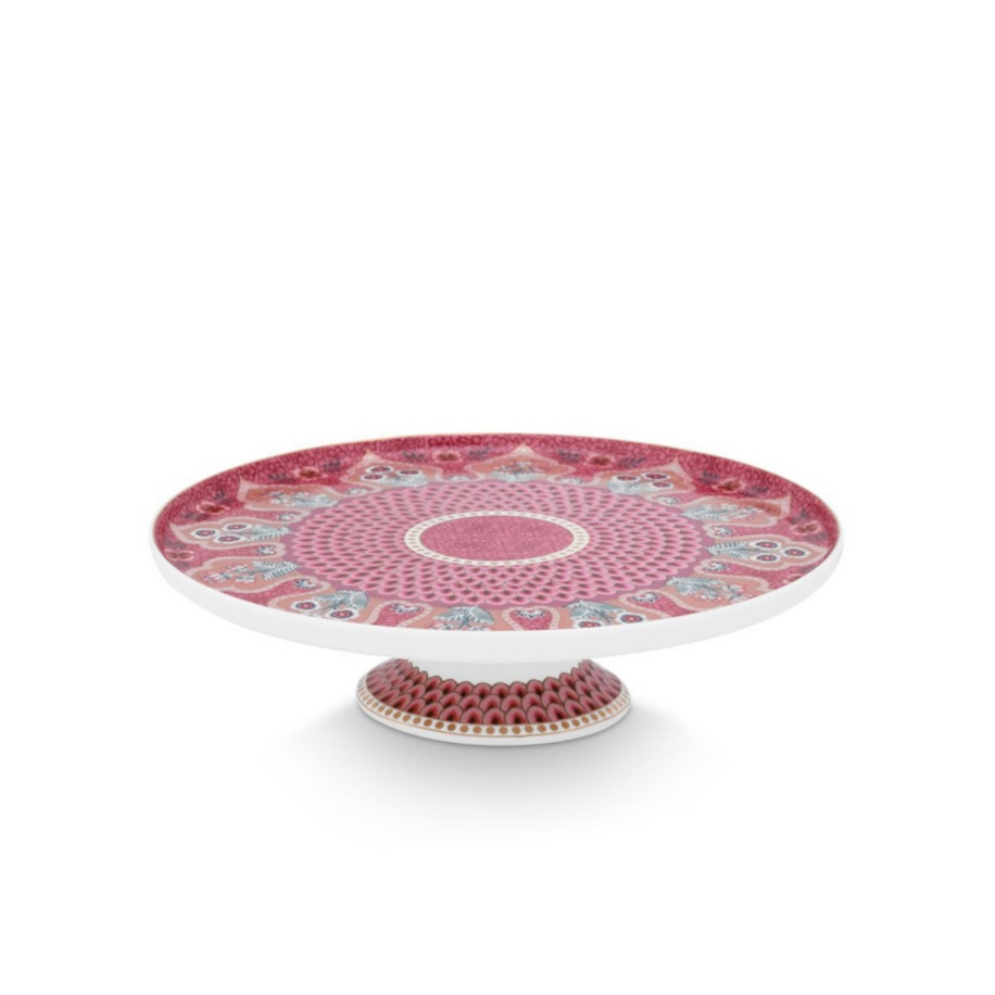 Flower pembe 21 cm pasta standı | home_luxury_studio