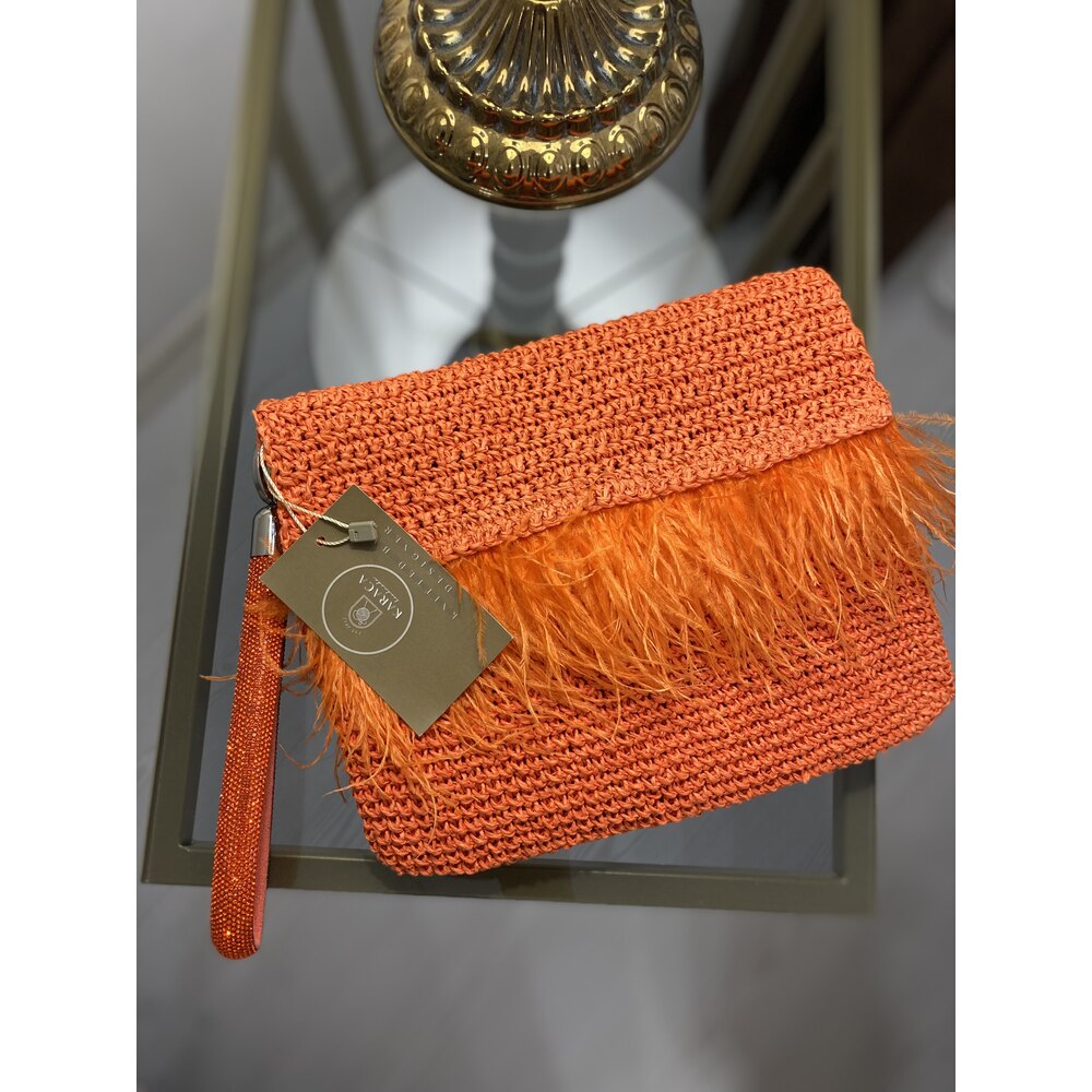 Menekşe Turuncu El Çantası | KARACA Handmade