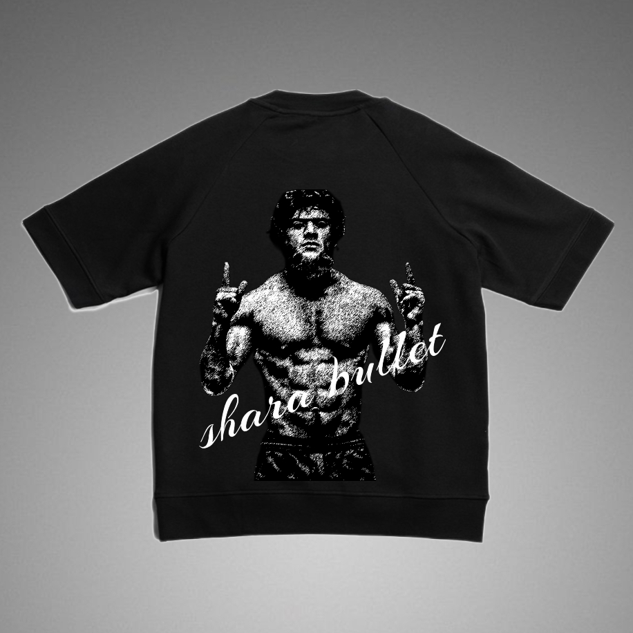 Shara Bullet Oversize Siyah Tshirt | NO MERCY WEAR