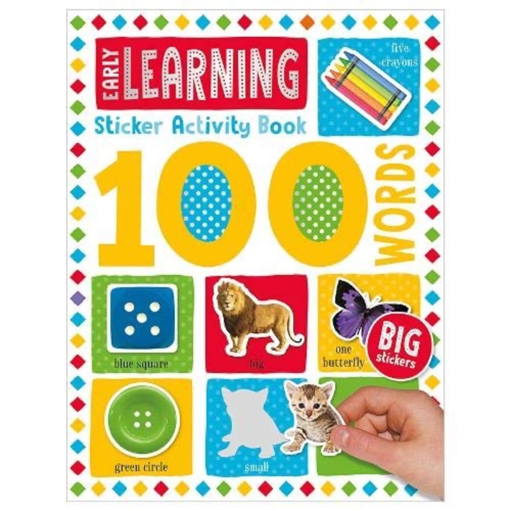 100 Early Learning Words Sticker Activity (100 Sticker Activity | En ...