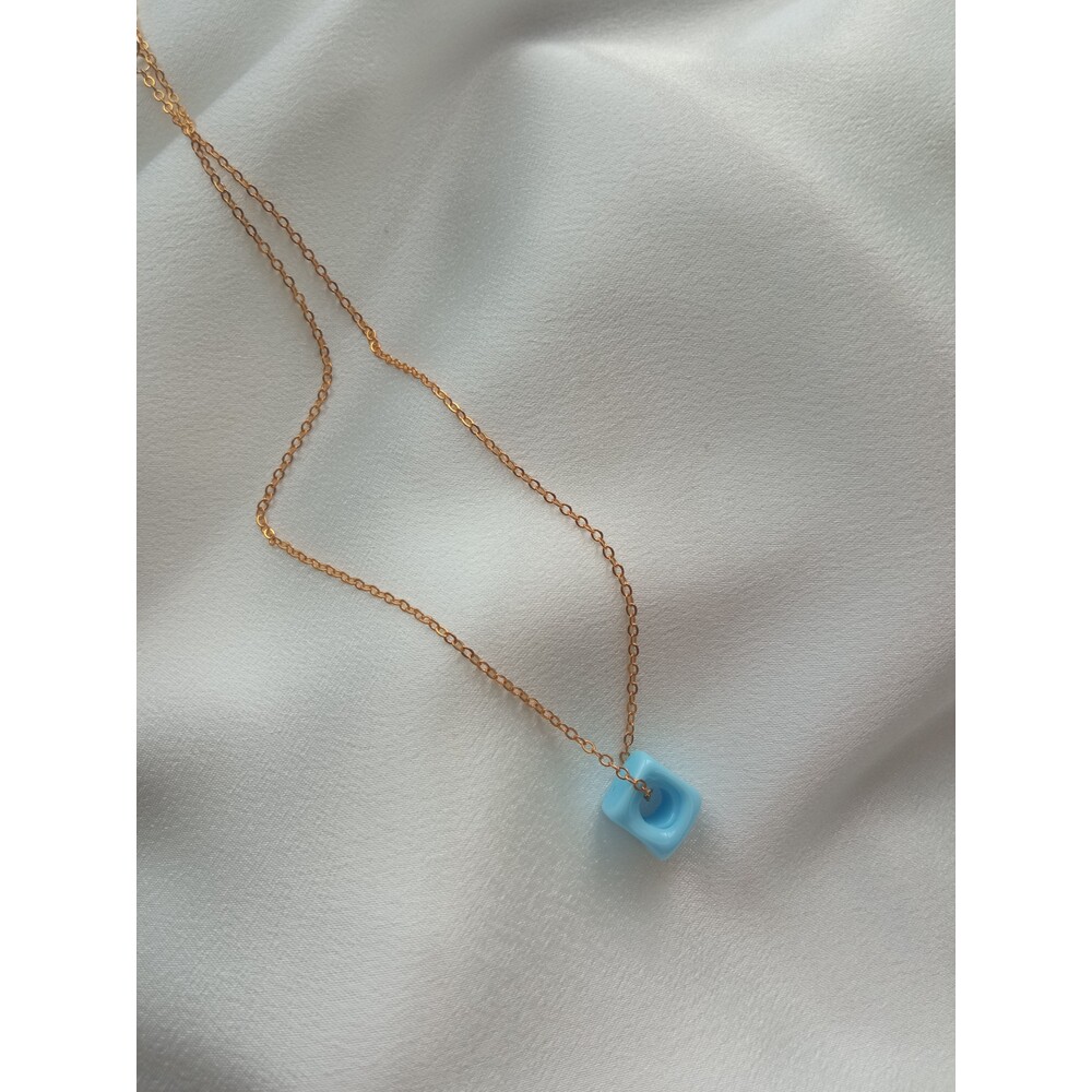 mavi boncuk kolye | laMareStore | Handmade accessories