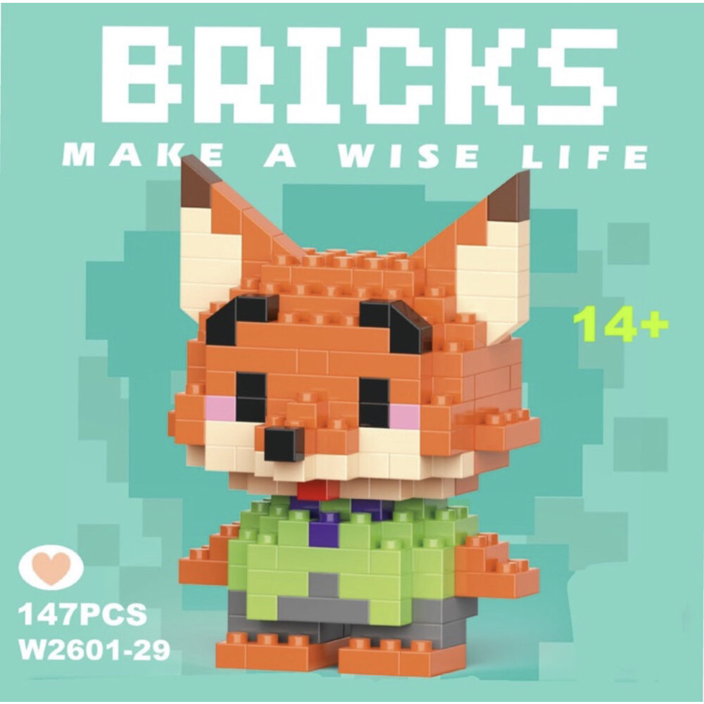 Zootopia Nick Wilde Bricks | BricksDünyası