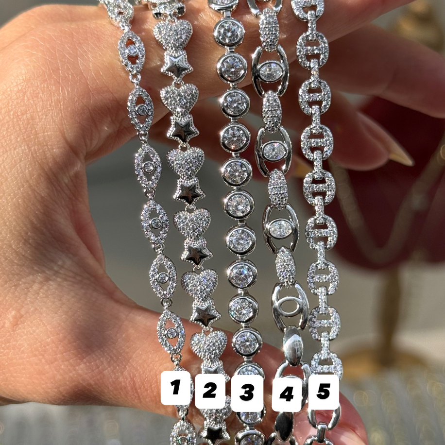 Xuping Silver Bileklikler | Lucian Collection