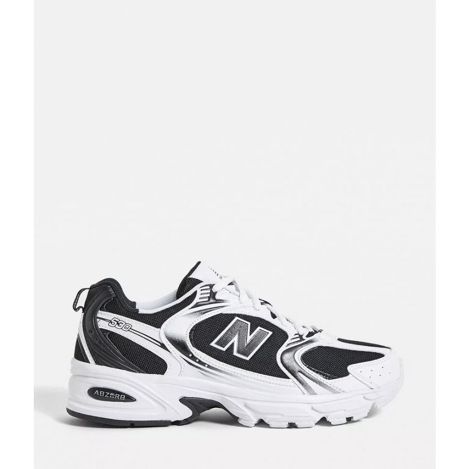 New Balance 530 Black & White Panda | Luxiana Shoes