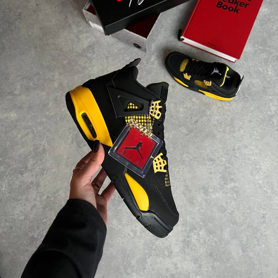 Air Jordan 4 Retro “Yellow Thunder” | Luxiana Shoes