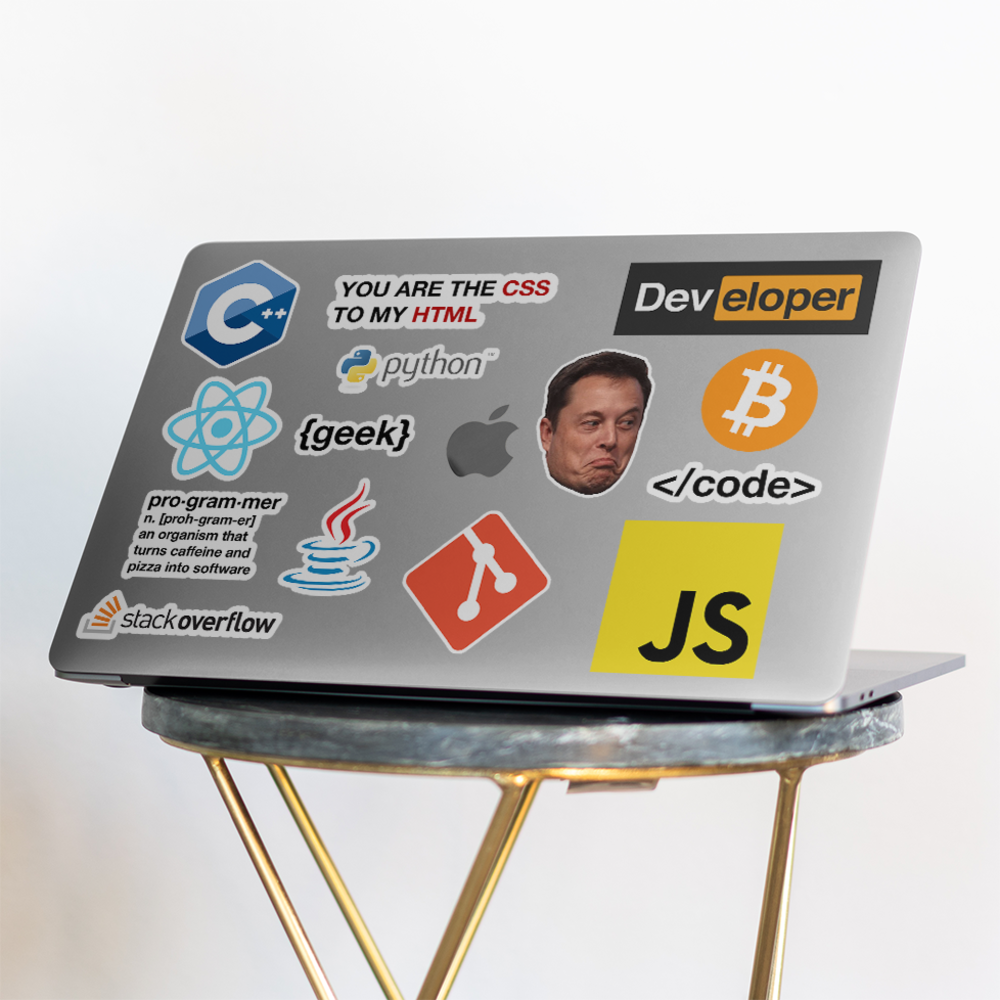 CODER - Yazılım Temalı Sticker Seti 14 Adet | marcadorsticker