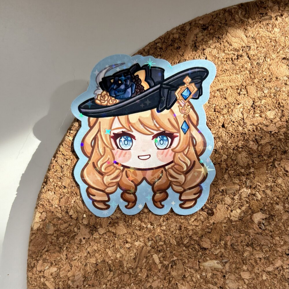 Navia (1) - Holo Sticker | Meowgic Shop =^·ω·^=