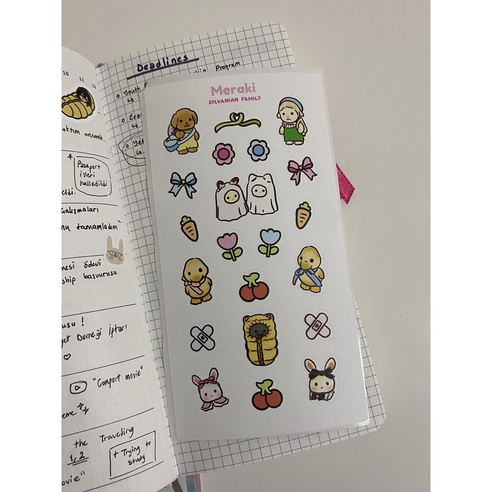 Sylvanian Family Sticker | Sticker&Kırtasiye