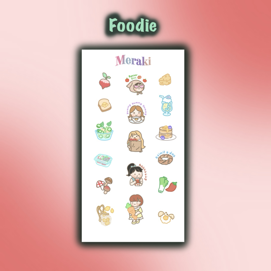 Foodie Sticker | Sticker&Kırtasiye