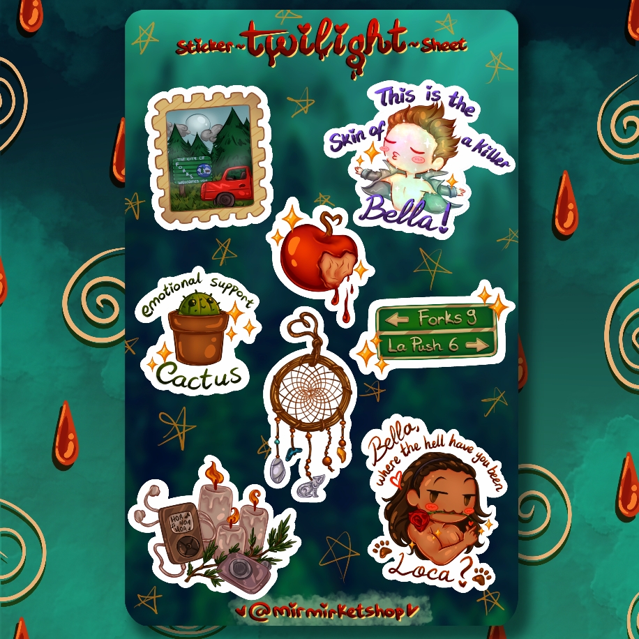 Twilight Sticker Paketi | mirmirketshop