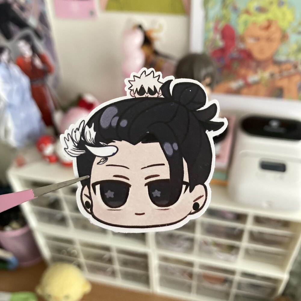 Jujutsu Kaisen Chibi Stickerlar Gojo, Geto, Nanami, Choso) | Munisshi's ...