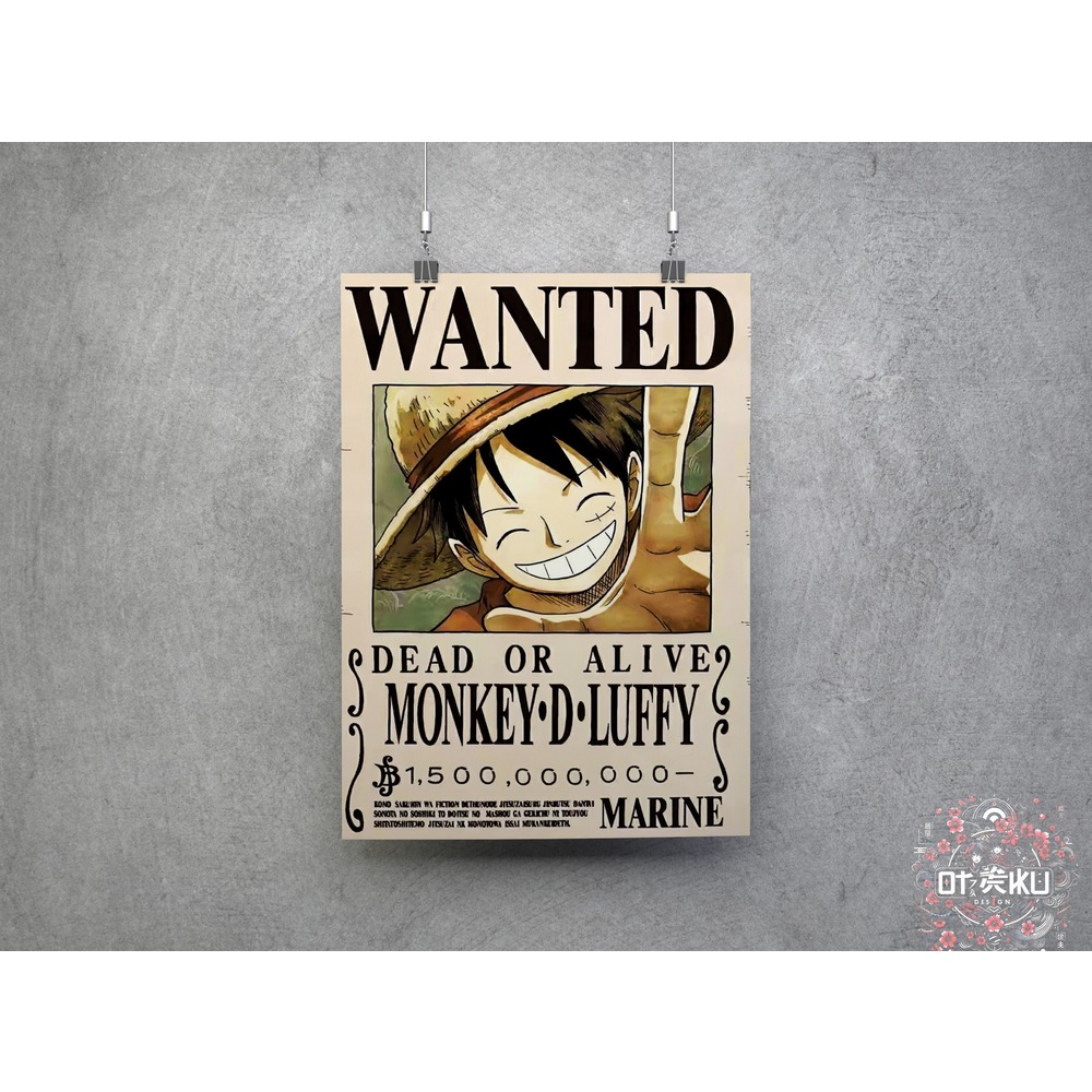 ONE PİECE LUFFY 4K METAL POSTER 20X28 | Otaku Dizayn