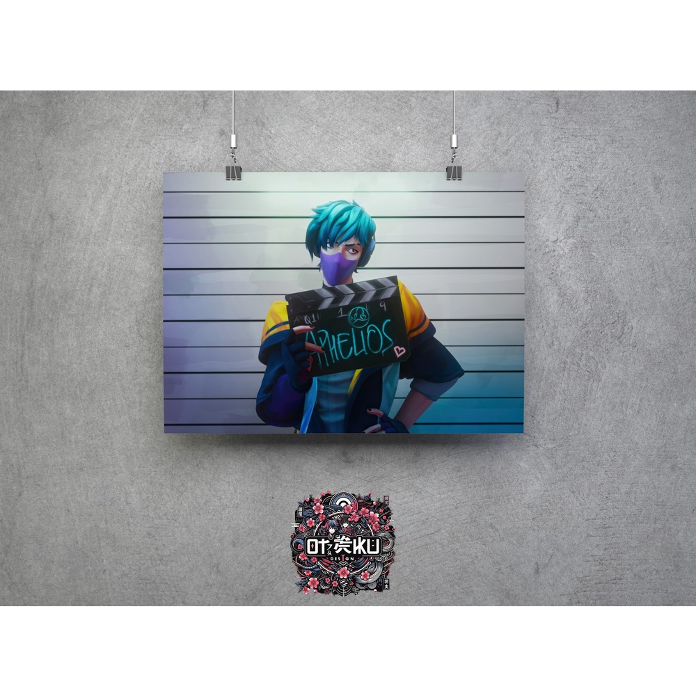 League Of Legends Aphelios 4K Metal Poster 20x28 | Otaku Dizayn