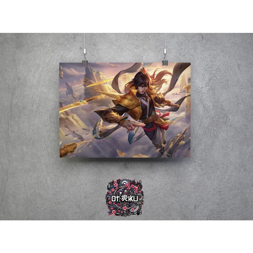League Of Legends Talon 4K Metal Poster 20x28 | Otaku Dizayn
