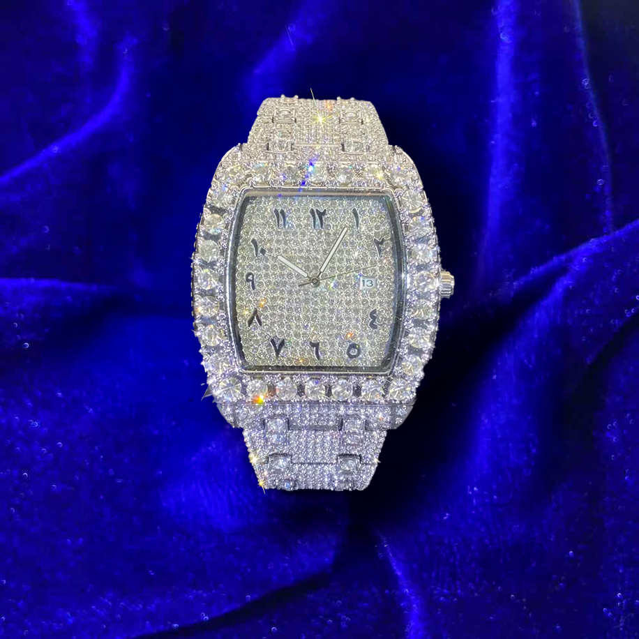 Bustdown Carti Watch Arabic Dial | Parobita