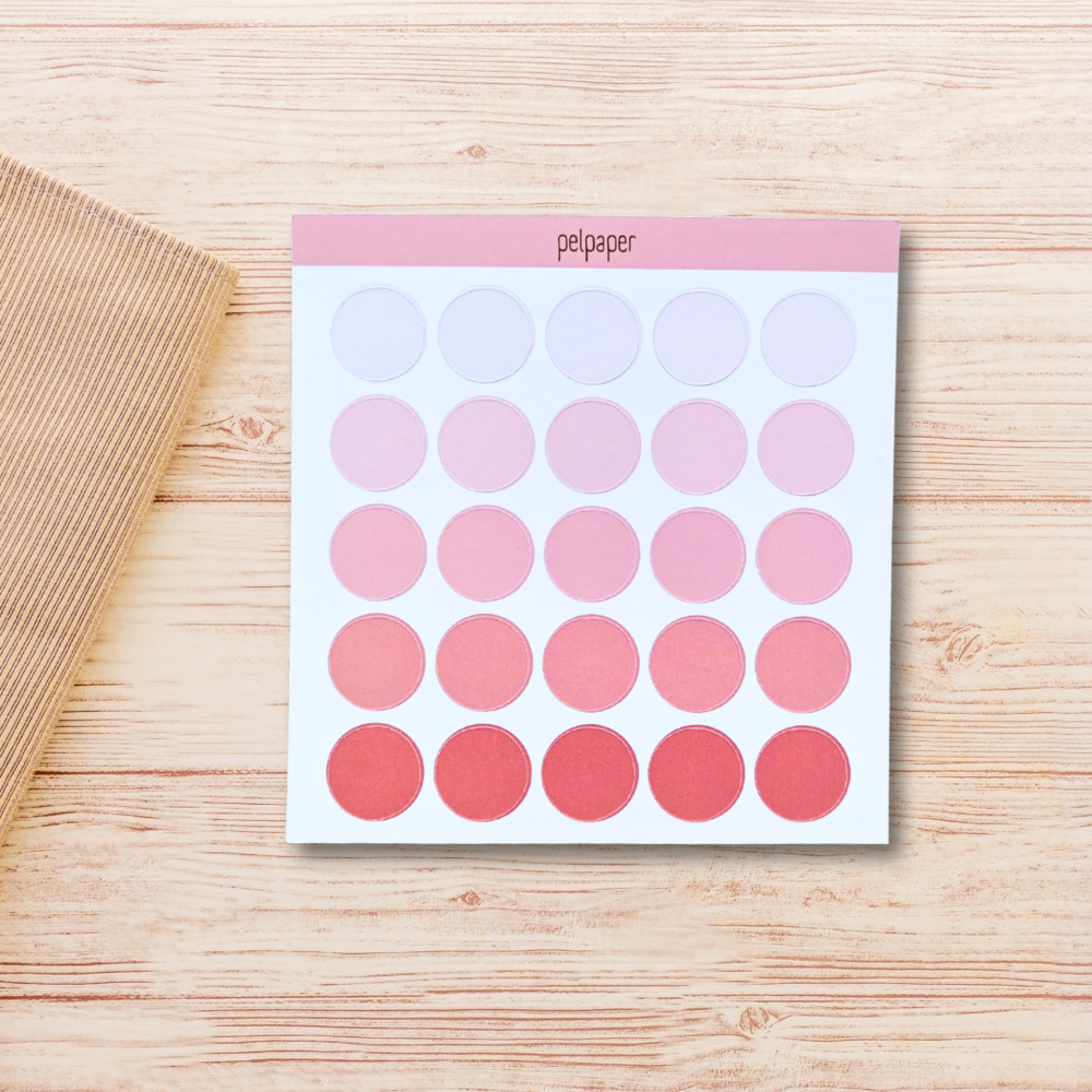 Color Palette Dots Sticker-1 | pelpaper