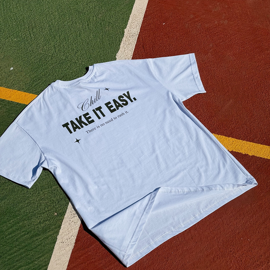 “Chill, Take It Easy" - RAPHAEL Oversize T-shirt | raphaelcollective