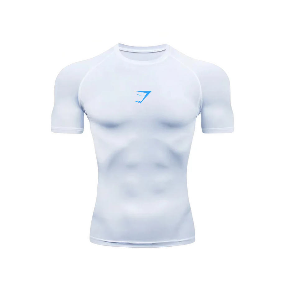 Gymshark Beyaz Compression T-shirt | Remnant