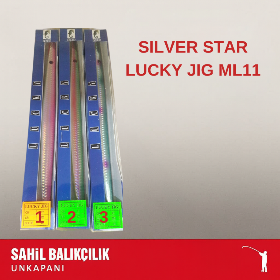SILVER STAR LUCKY JIG ML11 27 CM – 200 GR RENK SEÇENEKLERİ | Sahil ...