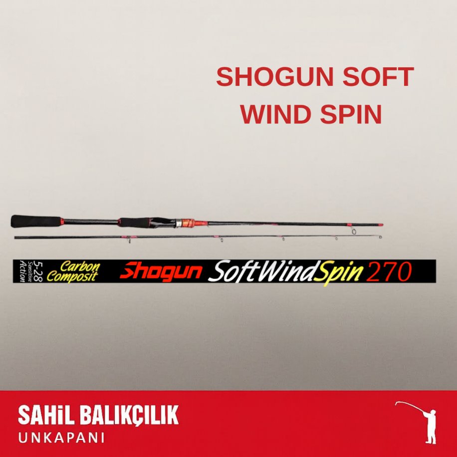 SHOGUN SOFT WIND SPIN 270 CM 5–28G ATARLI | Sahil Balıkçılık