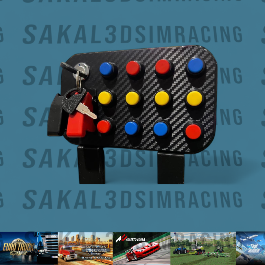 16 Fonksiyonlu Button Box | Sakal 3D Design