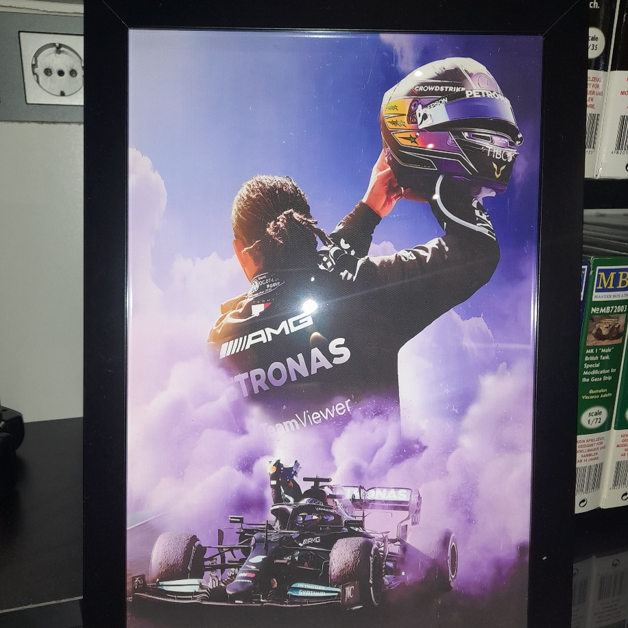 Lewis Hamilton Poster | Scale Gallery