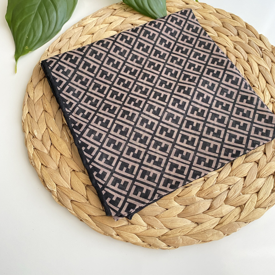 F Desen pamuklu eşarp | Scarfhanem